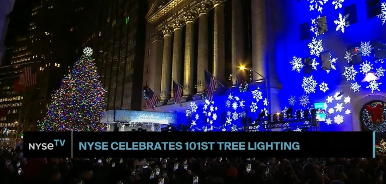 Supporting Hope & Heroes at NYSE's 101st Annual Tree Lighting | Aegon ...